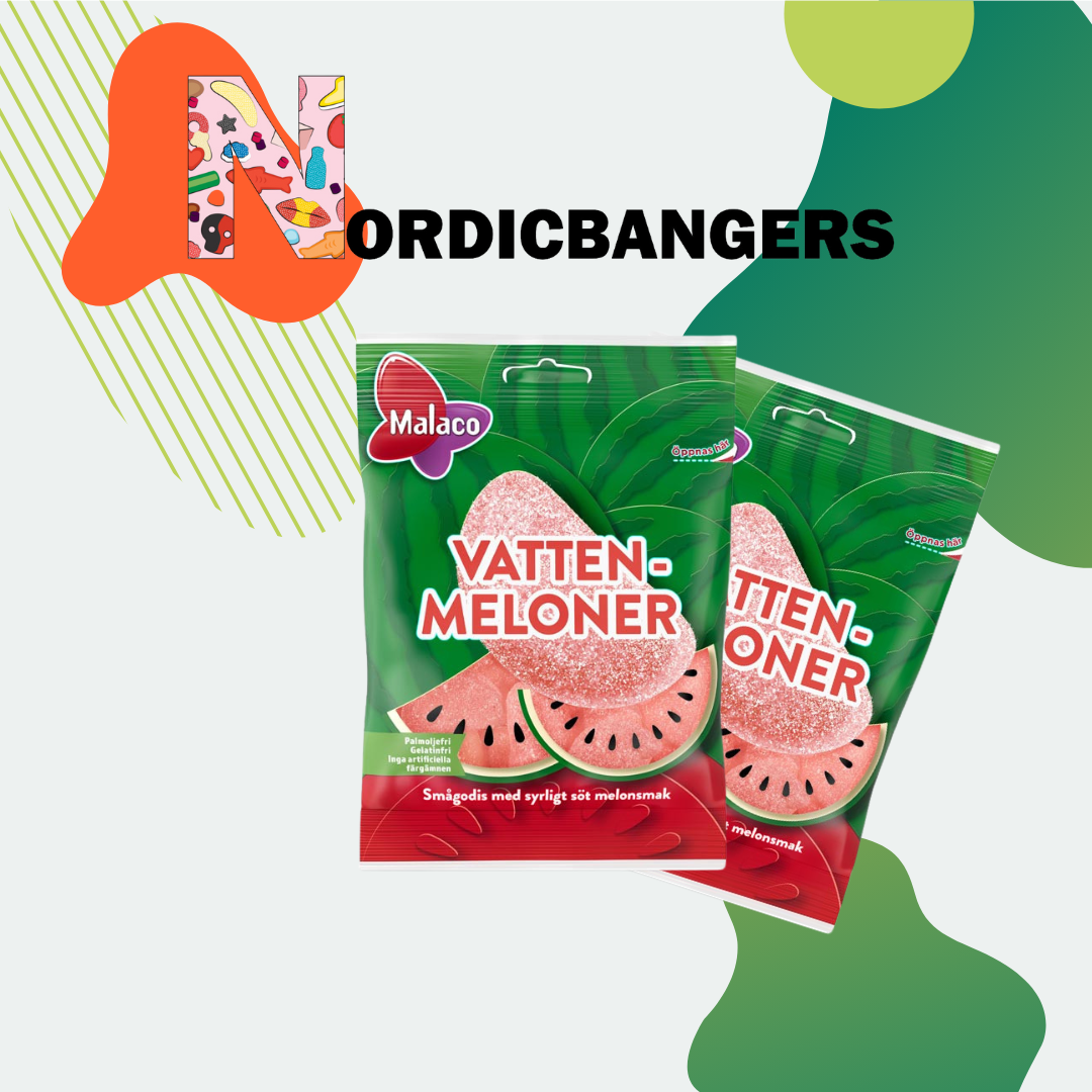 Malaco Swedish Candy Box 90g Sour Watermelons – Nordicbangers