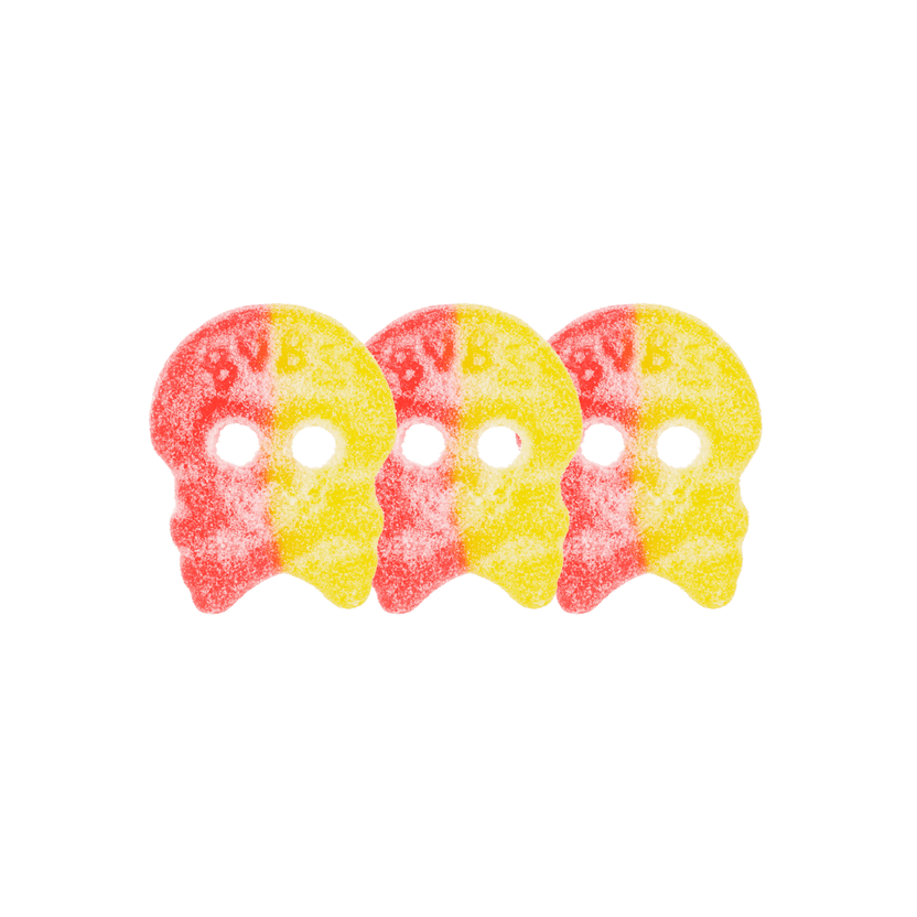 Candy suédois - Bubs Raspberry/Lecorice Skull – Nordicbangers