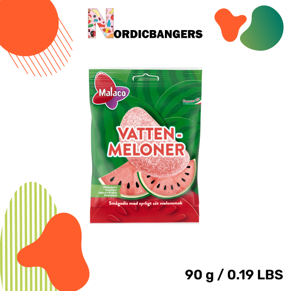 Swedish Candy - Malaco Sour Watermelons – Nordicbangers